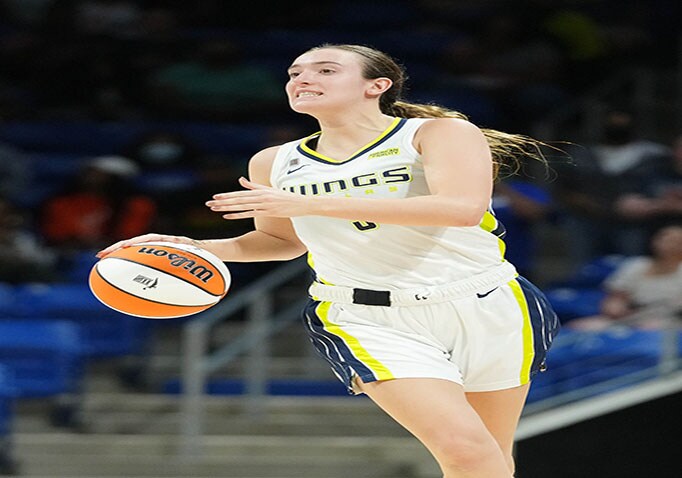 Marina Mabrey Scores 28 Points, Wings Beat Sky 100-91