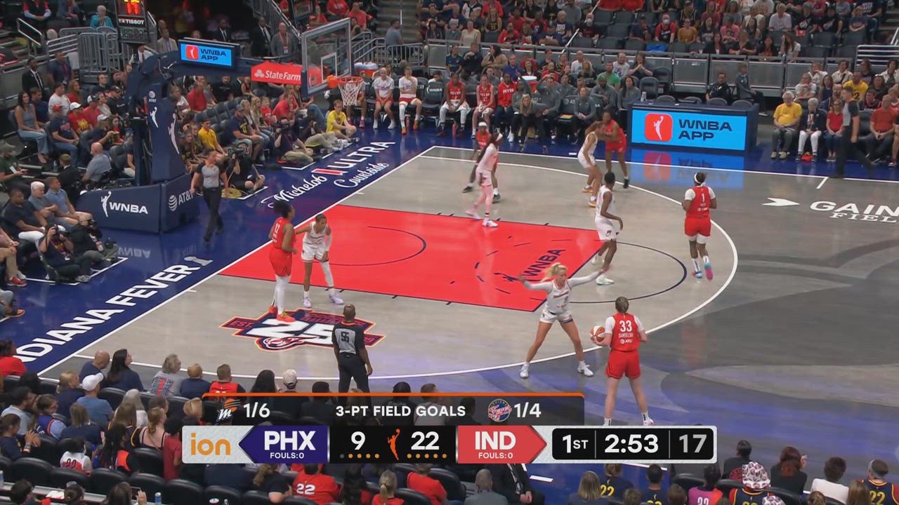 Phoenix Mercury vs. Indiana Fever - WNBA Game Summary - August 16, 2024 ...
