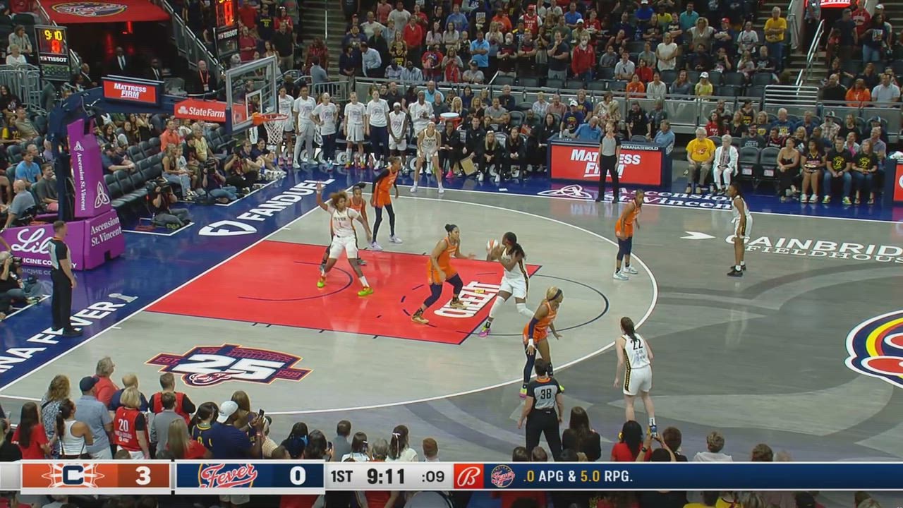 Connecticut Sun vs. Indiana Fever - WNBA Game Summary - August 28, 2024 ...