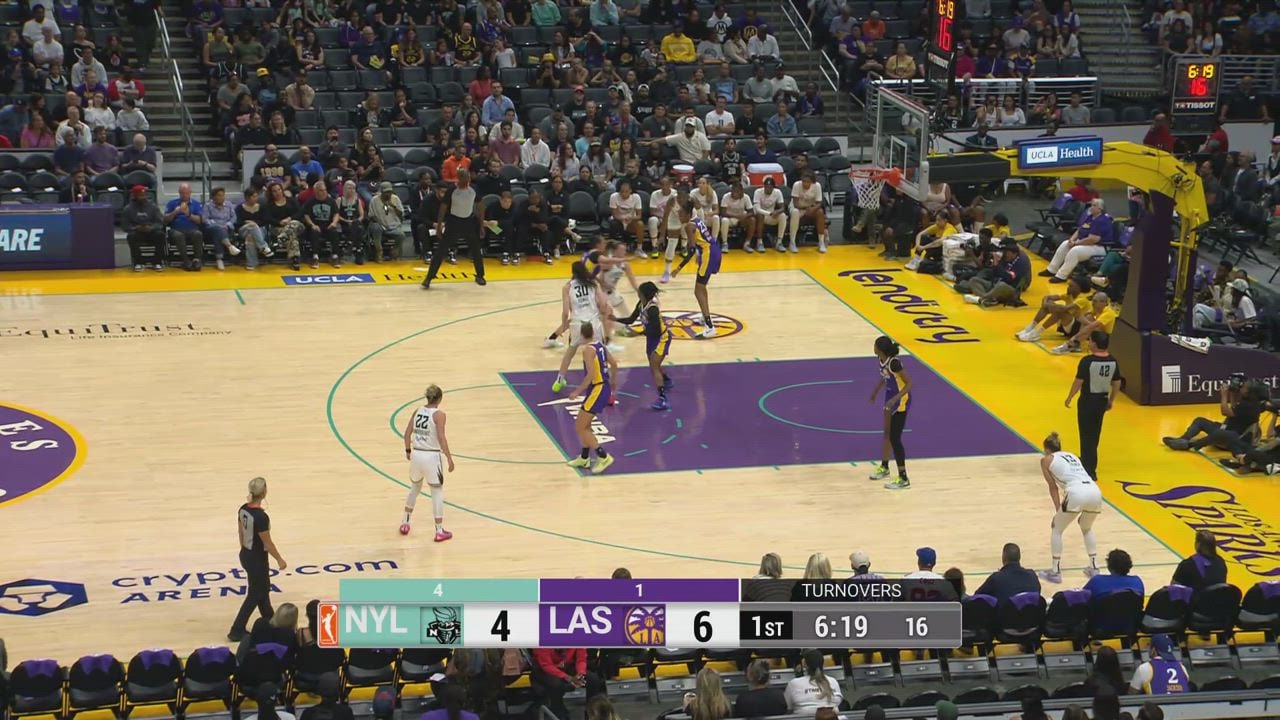 New York Liberty vs. Los Angeles Sparks - WNBA Game Summary - August 28 ...